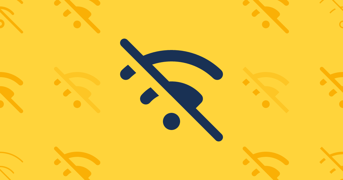Wifi Slash Solid Icon | Font Awesome