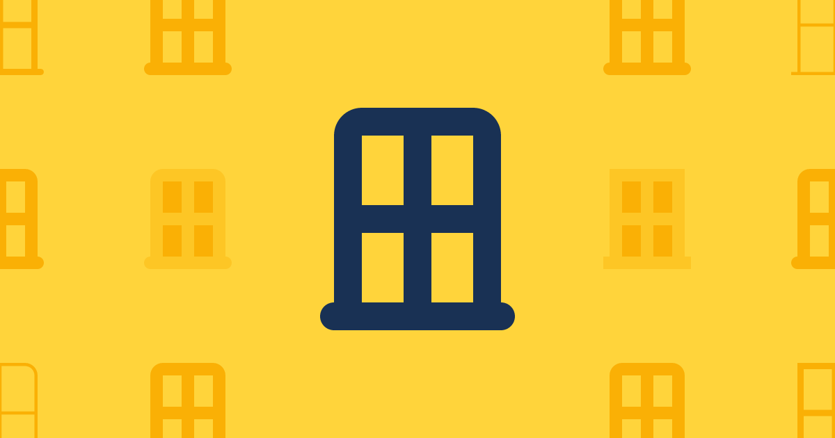 House Window Light Icon | Font Awesome